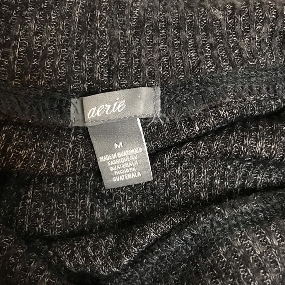 aerie | Pants & Jumpsuits | Aerie Sweater Material Heather Dark Grey ...